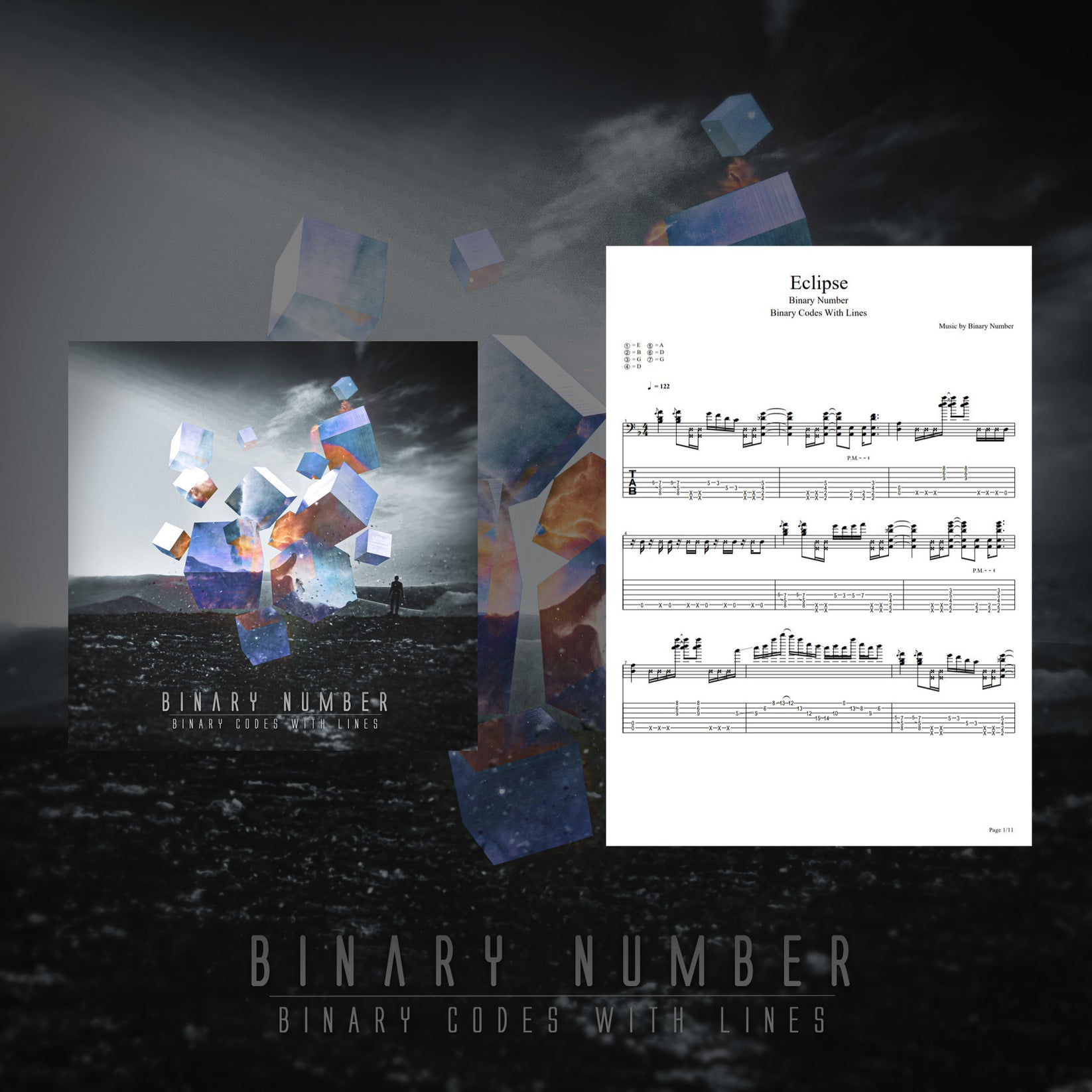 Binary Number - Binary Codes With Lines All Guitar Transcriptions – Min ...